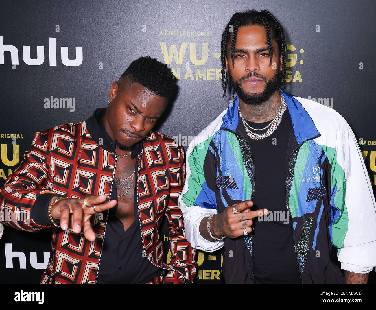 Johnell Young and Dave East attends Hulu's "Wu-Tang: An American Saga ...