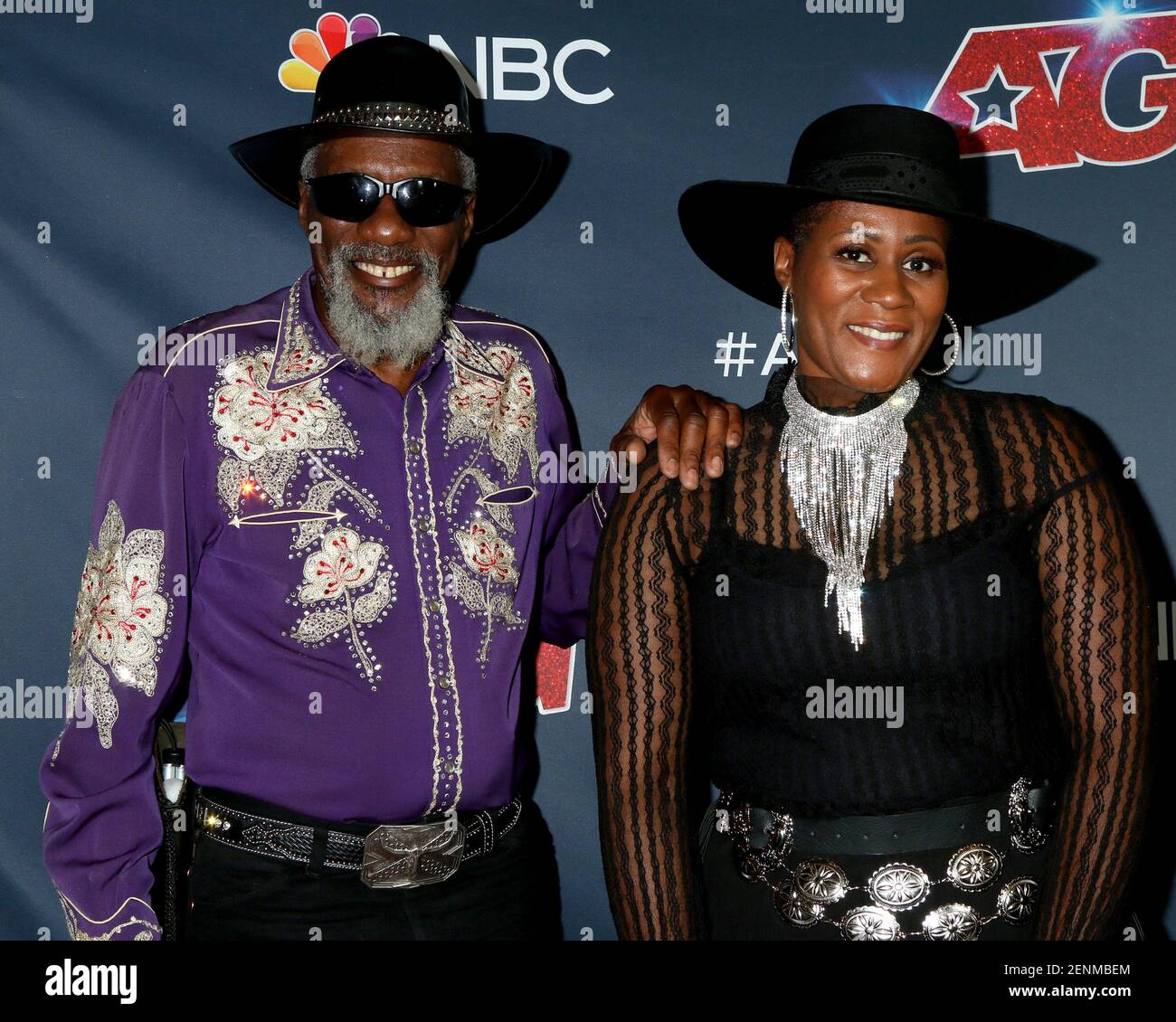 LOS ANGELES - SEP 3: Robert Finley, daughter at the "America's Got ...