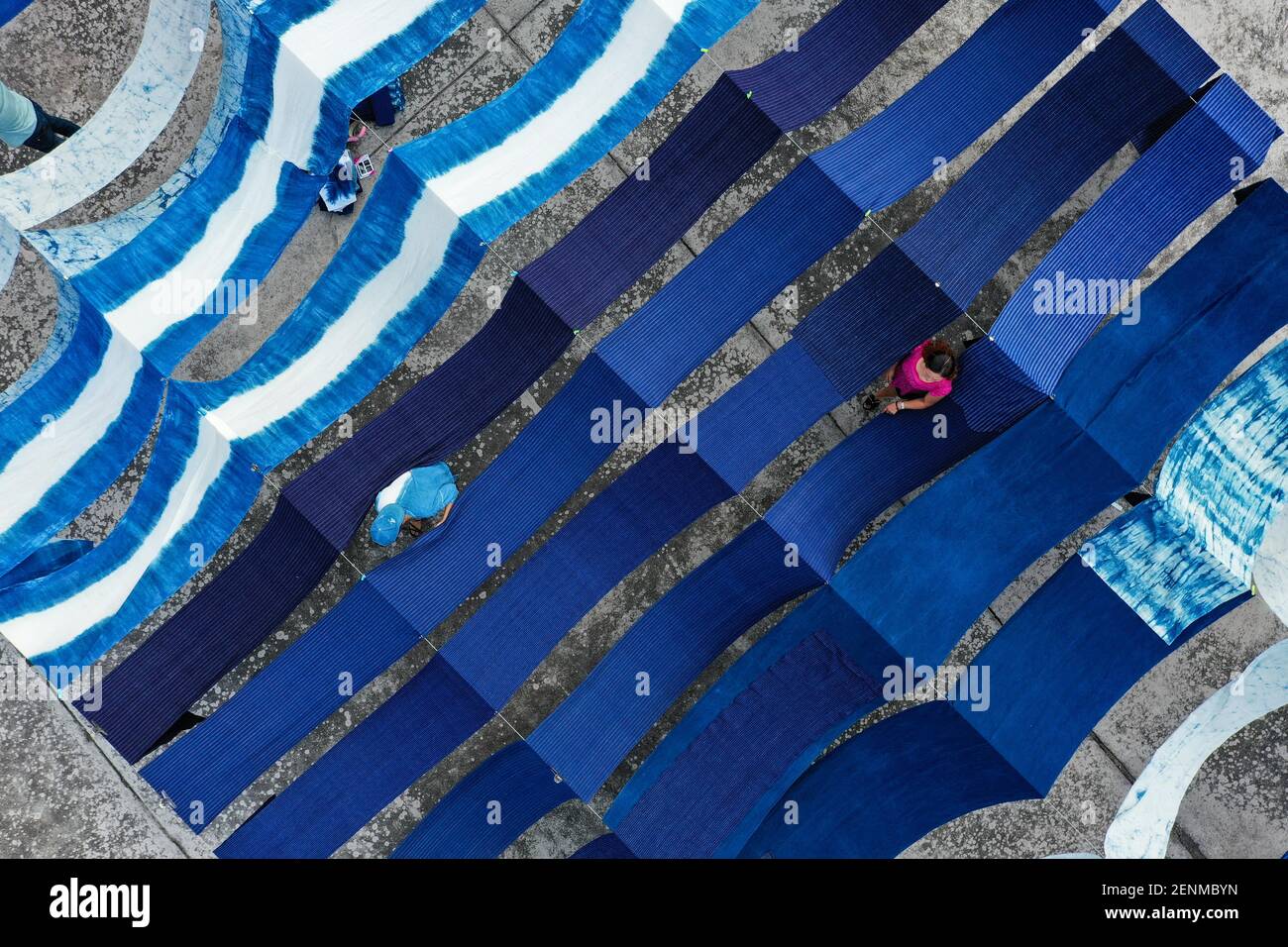 The traditional Miao batik skills in Kaili,Guizhou,China on 04th ...