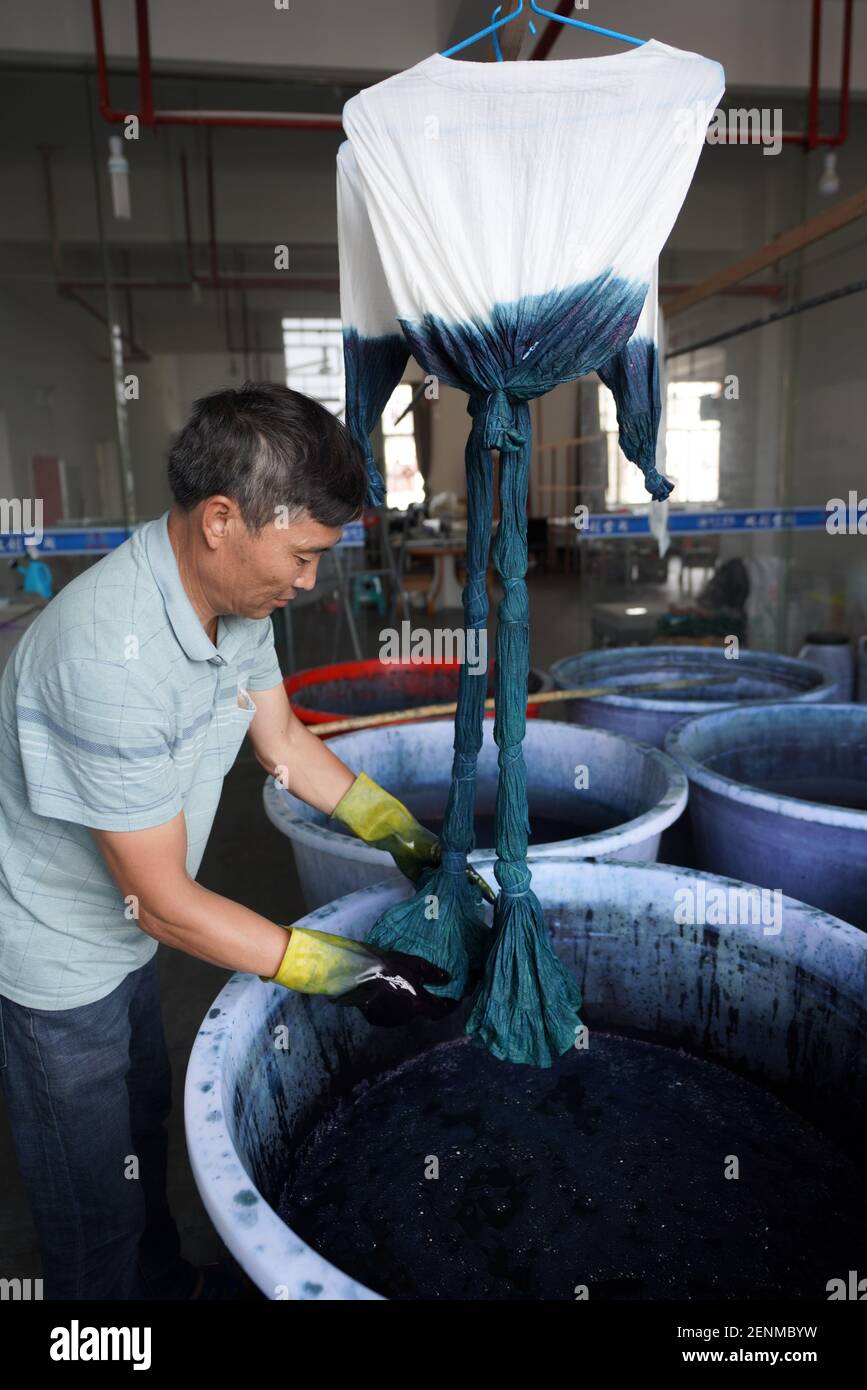The traditional Miao batik skills in Kaili,Guizhou,China on 04th ...