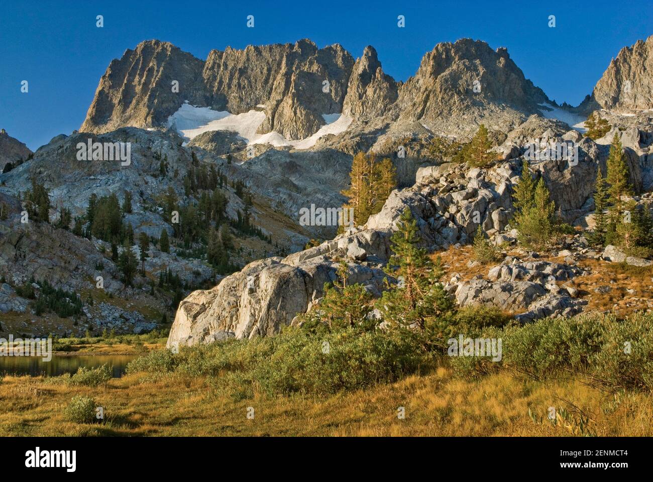 Minarets near Ediza Lake, Sierra Nevada, Ansel Adams Wilderness ...