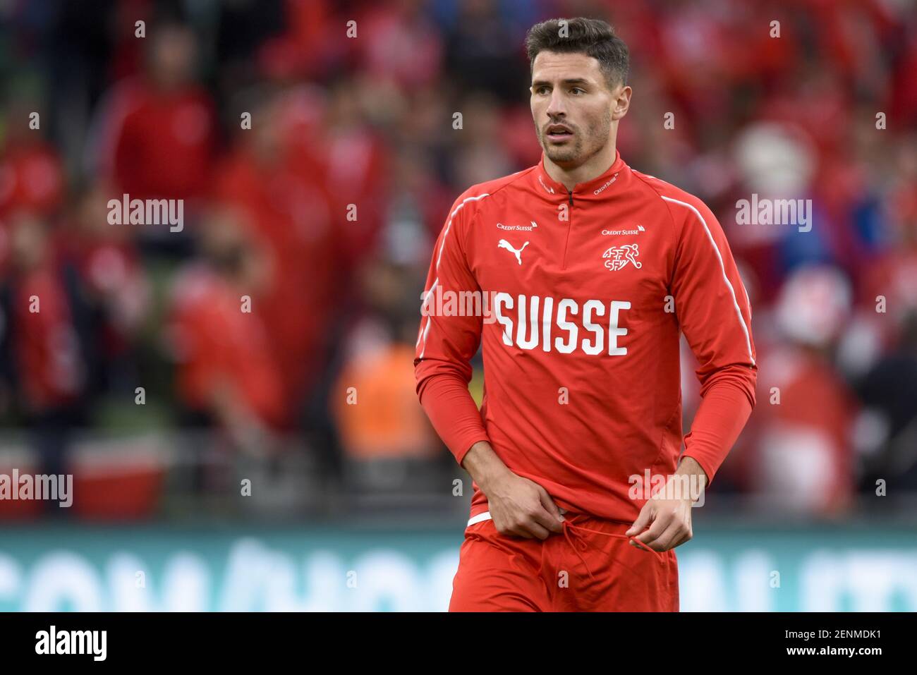 Fabian Schar of Switzerland during the UEFA EURO 2020 Qualifying Round ...