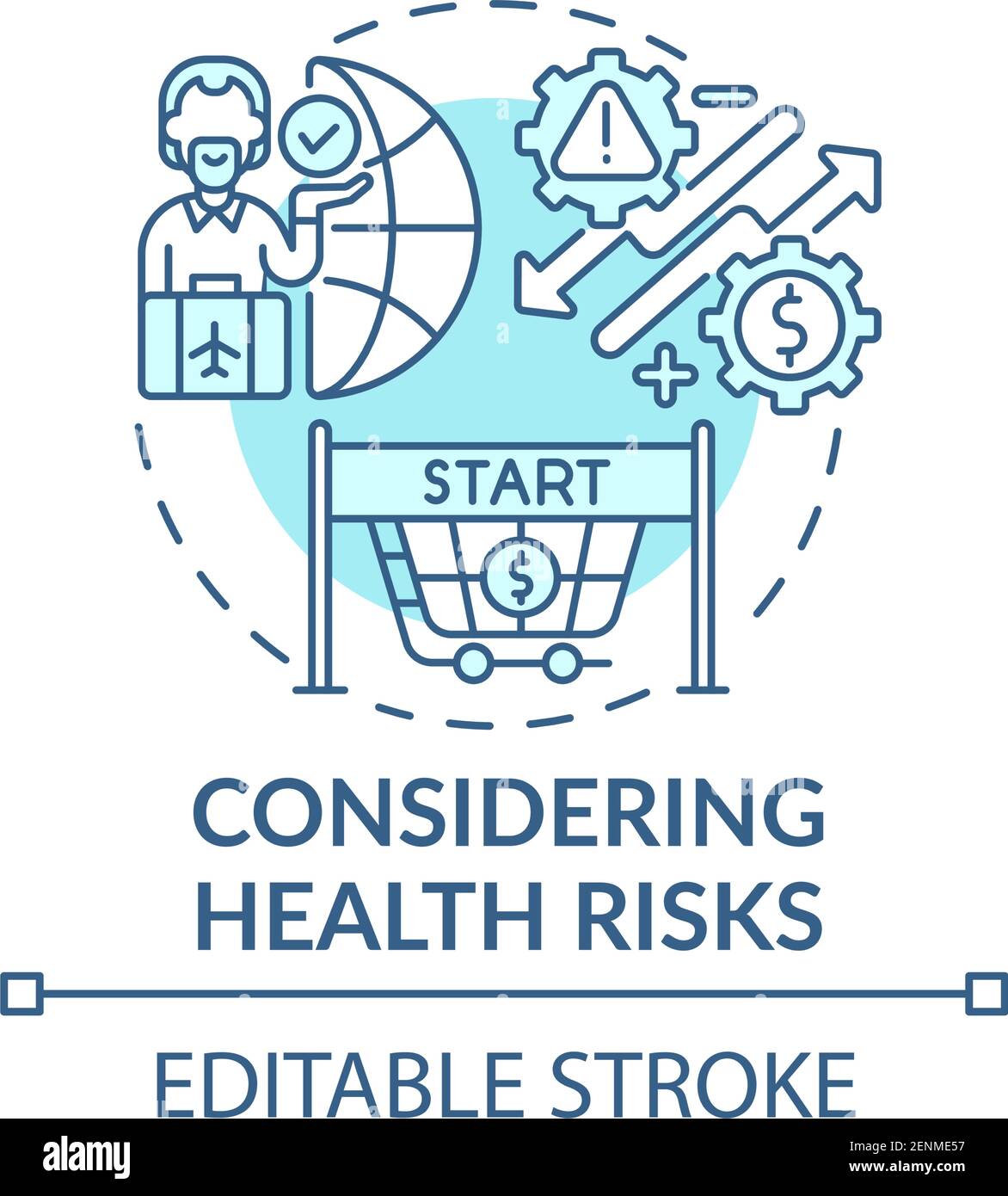 Avoiding illness Stock Vector Images - Alamy