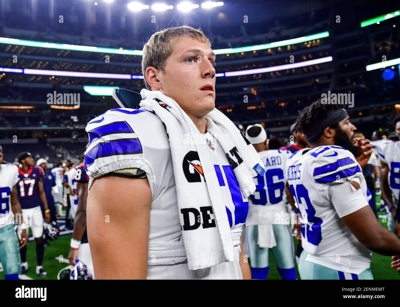 August 24th, 2019:.Dallas Cowboys linebacker Leighton Vander Esch (55 ...