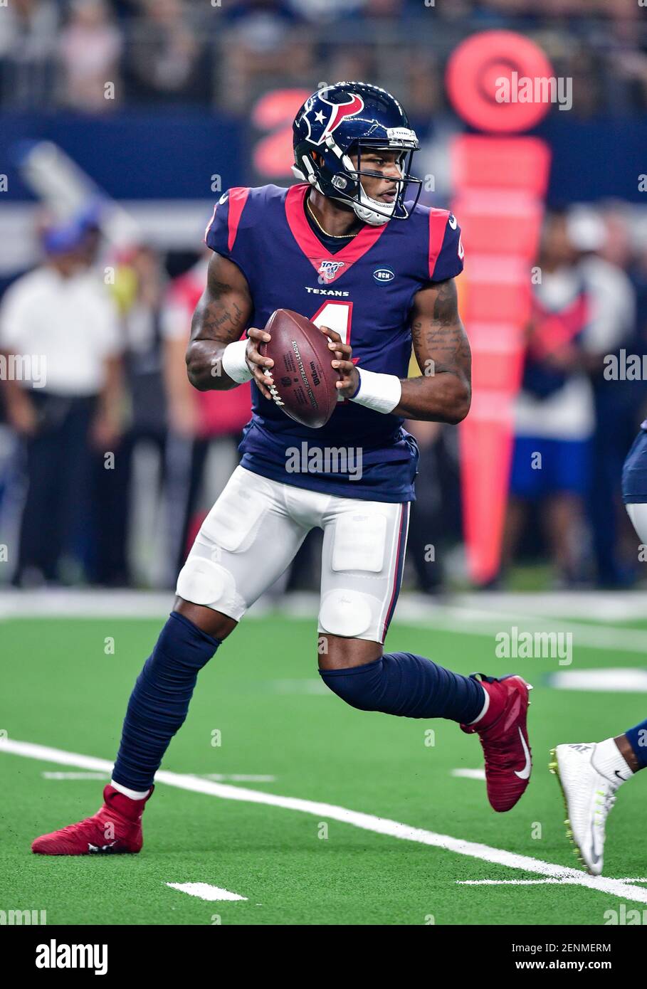August 24th, 2019:.Houston Texans quarterback Deshaun Watson (4) in ...