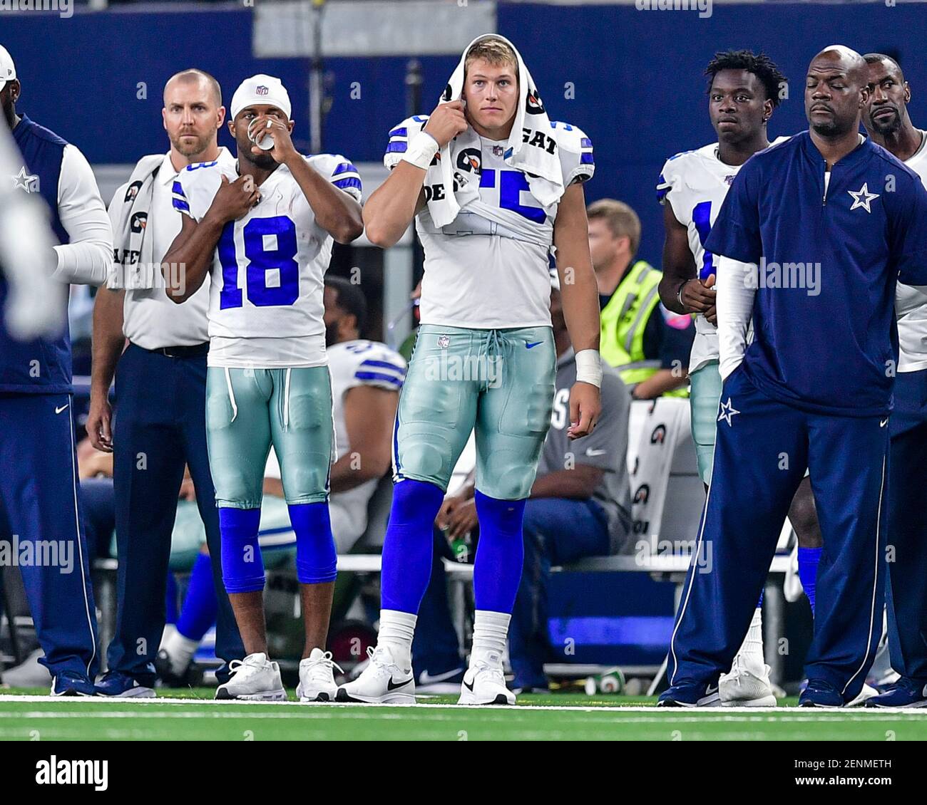 August 24th, 2019:.Dallas Cowboys linebacker Leighton Vander Esch (55 ...