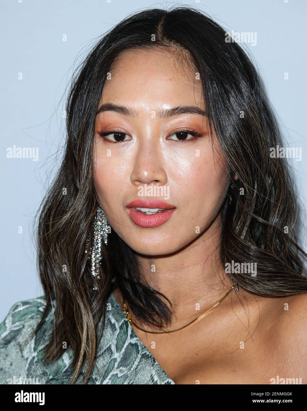 MANHATTAN, NEW YORK CITY, NEW YORK, USA - SEPTEMBER 05: Model Aimee ...