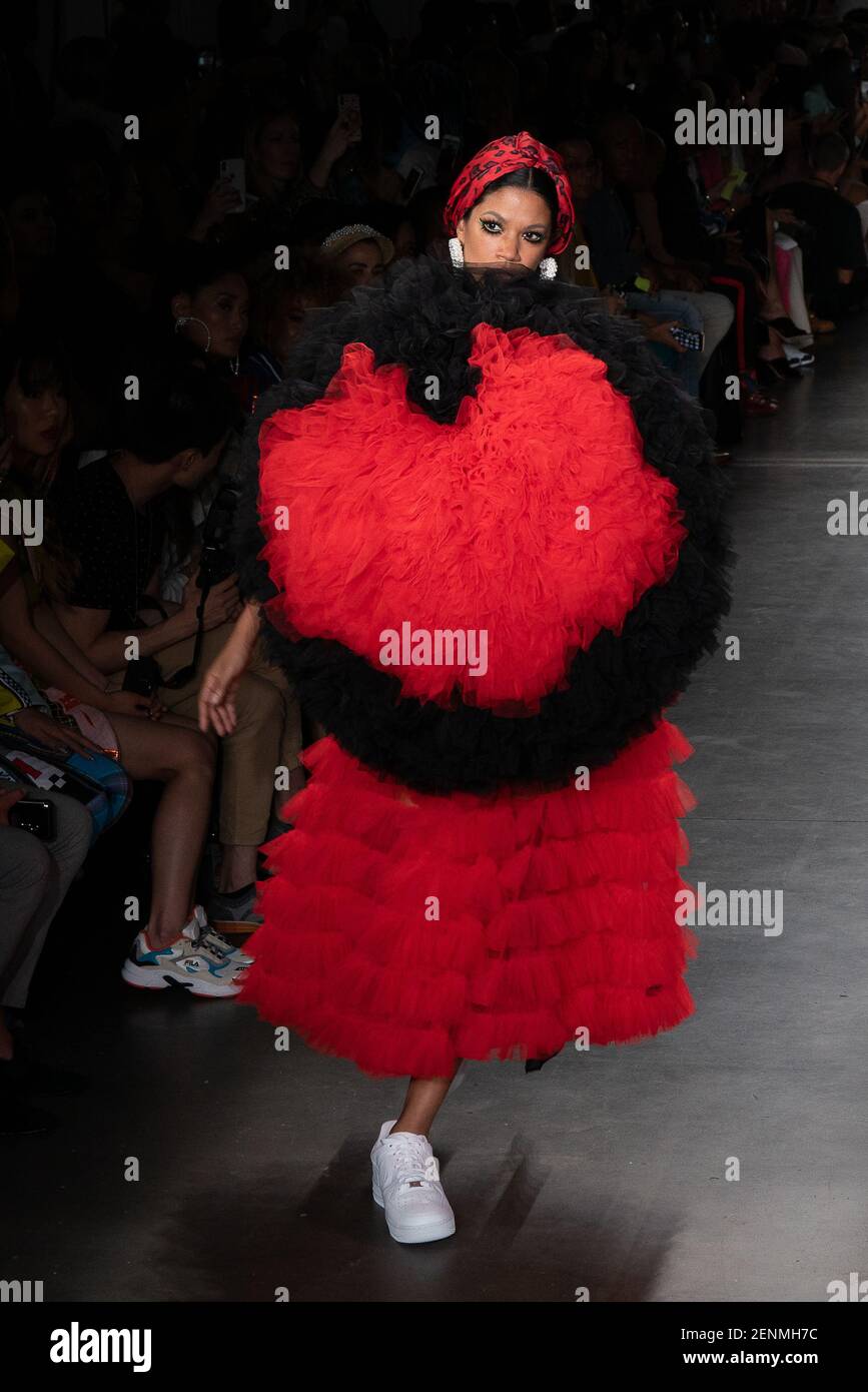 Models walk the NYFW Laurence & Chico SS20 Runway Show at Pier 59 ...