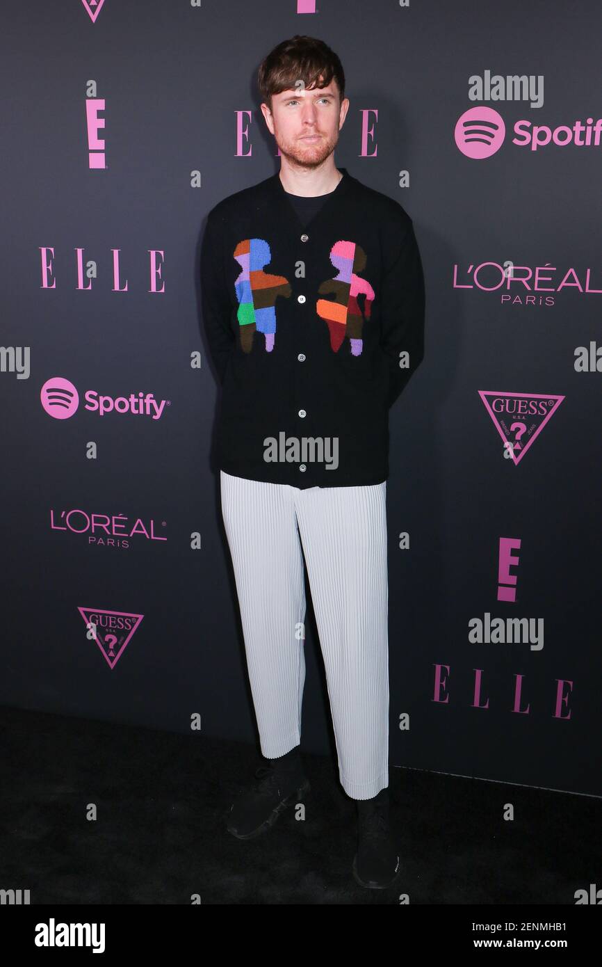 James Blake attends ELLE, Women in Music presented by Spotify and ...