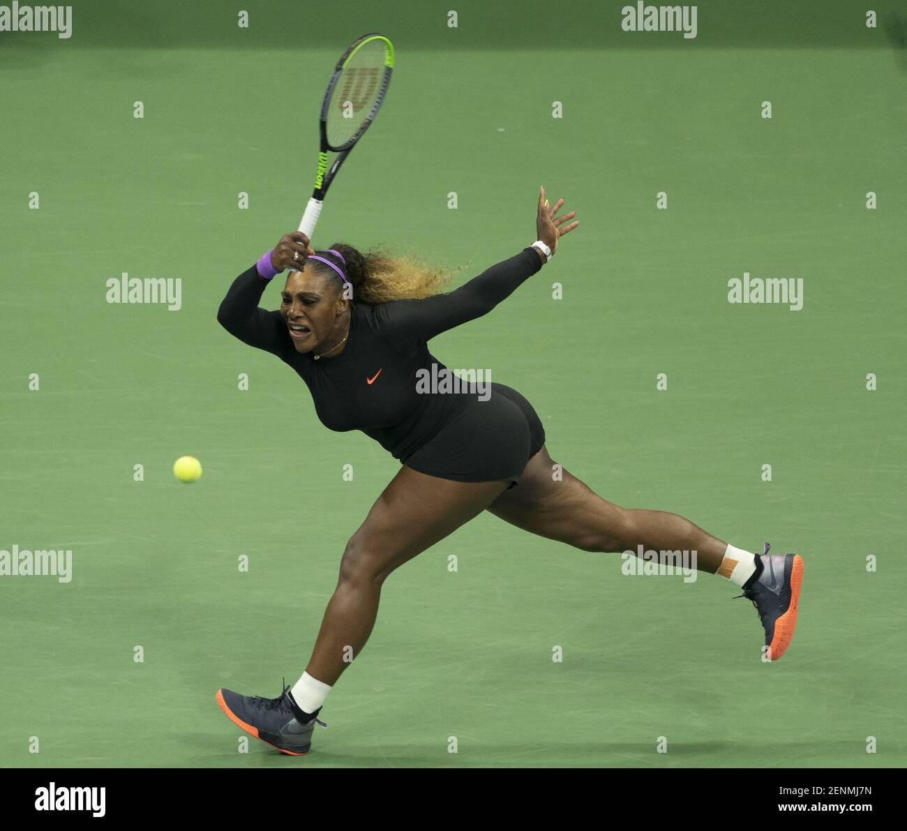 September 5,2019: Serena Williams (USA) defeated Elina Svitolina (UKR) 6-3, 6-1, at the US Open ...