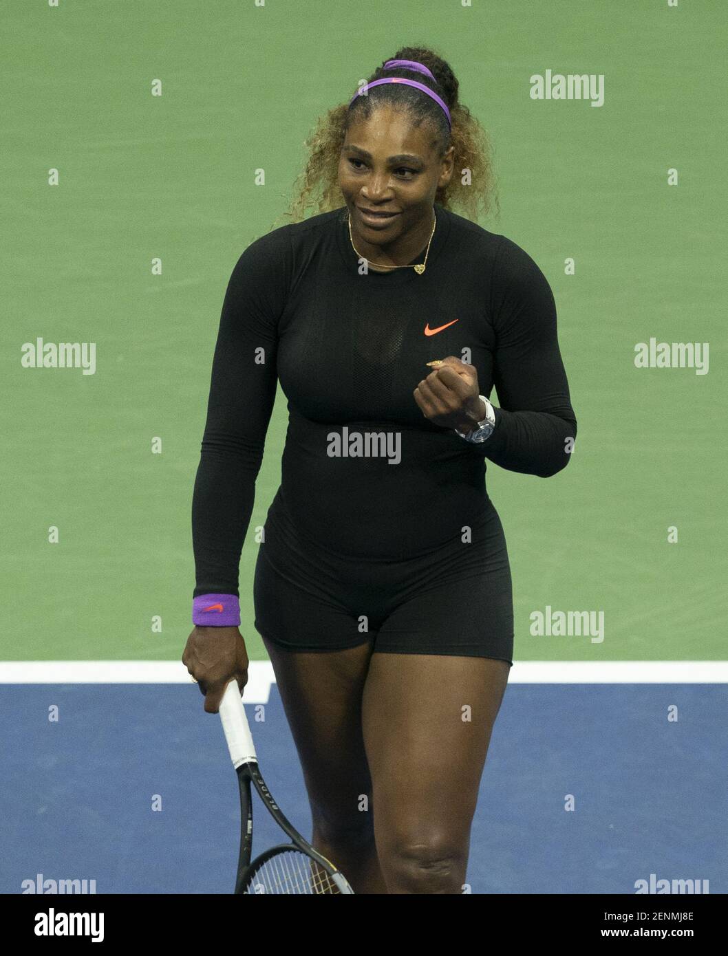 September 5,2019: Serena Williams (USA) defeated Elina Svitolina (UKR) 6-3, 6-1, at the US Open ...