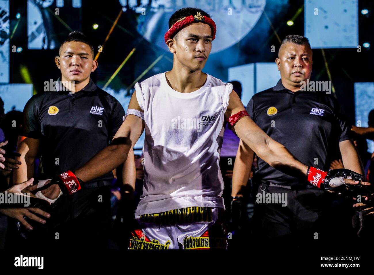 Panpayak Jitmuangnon VS Masahide Kudo during ONE Championship (ONE) as ...