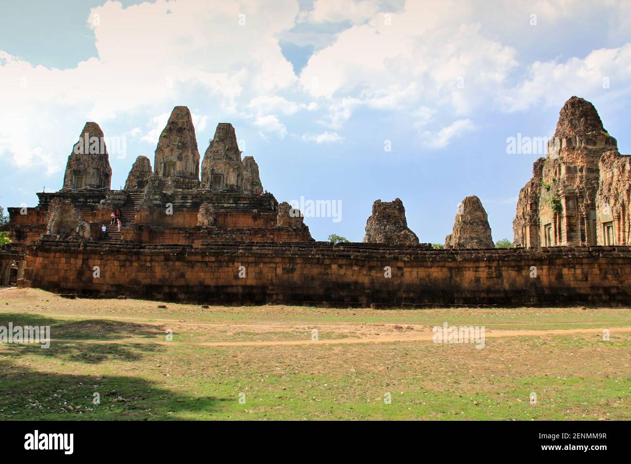 View of the East Mebon Temple, Cambodia Stock Photo - Alamy