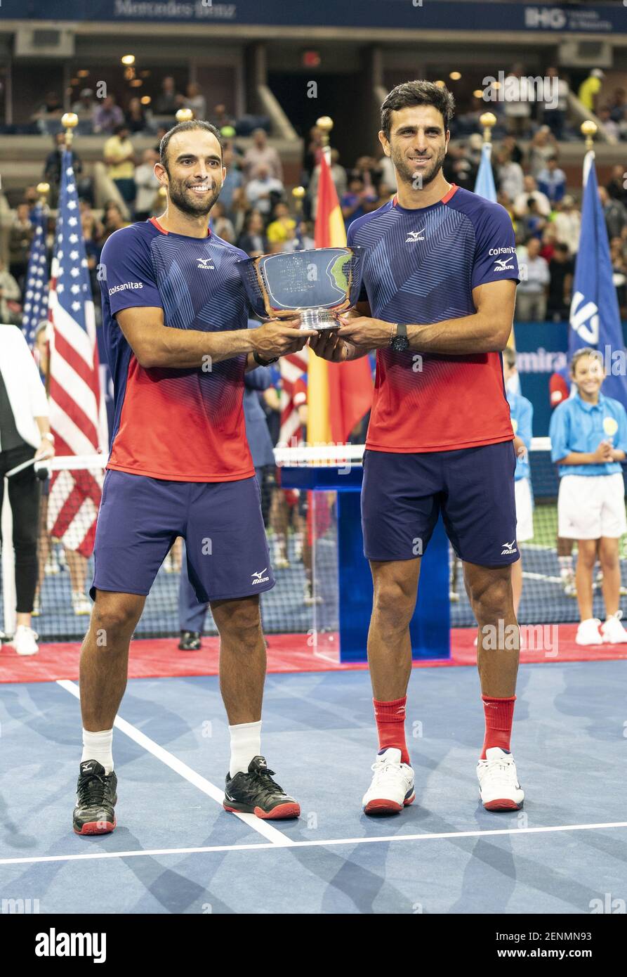 Juan Sebastian Cabal, Robert Farah (Colombia) winner of US Open Championships mens doubles final ...