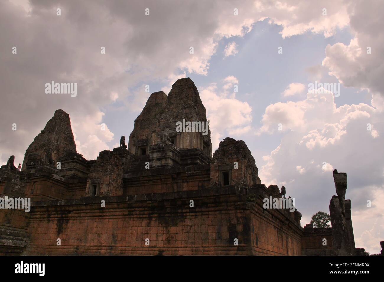 View of the East Mebon Temple, Cambodia Stock Photo - Alamy
