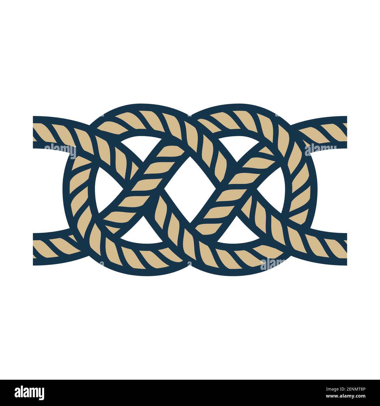 Rope twist border hi-res stock photography and images - Alamy