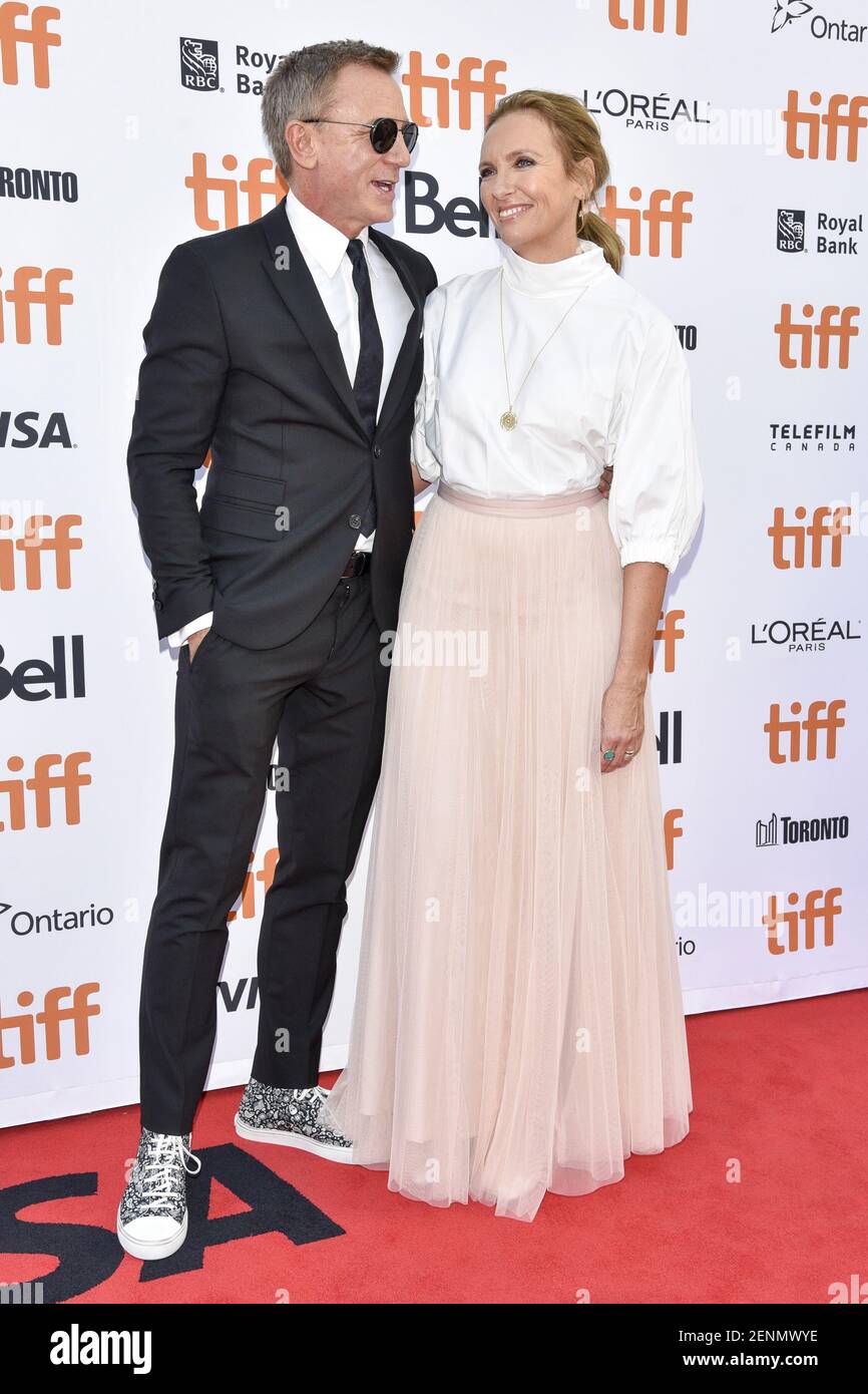 Daniel Craig and Toni Collette attend "Knives Out" Premiere during the ...
