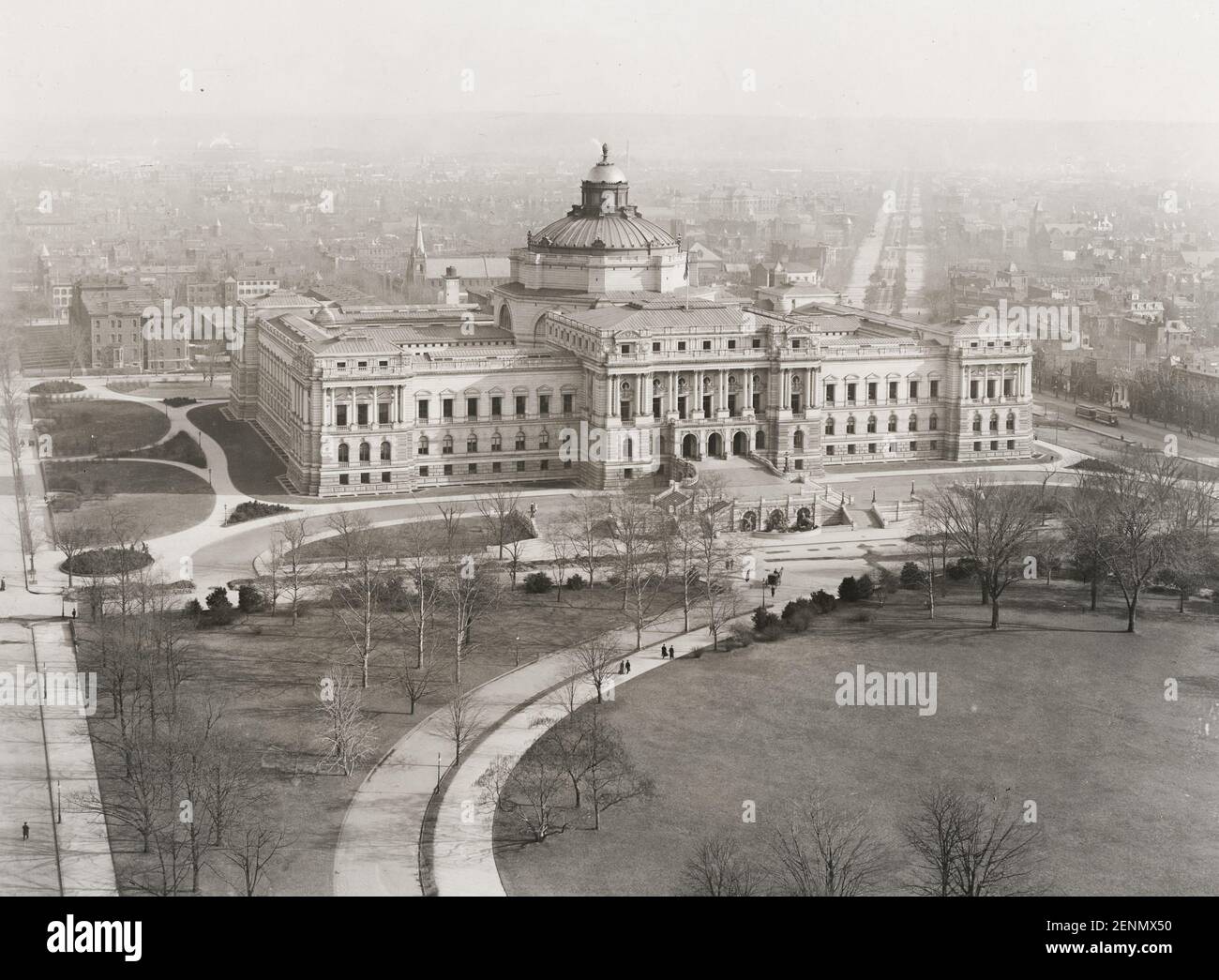 Vintage early 20th century press photograph: Thomas Jefferson Building ...