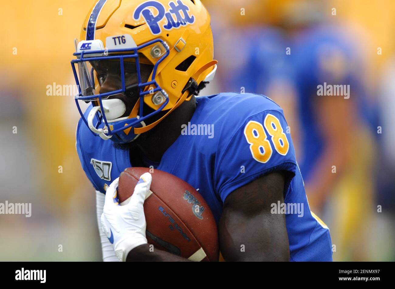 September 7th, 2019: Dontavius Butler-Jenkins #88 during the Pitts ...