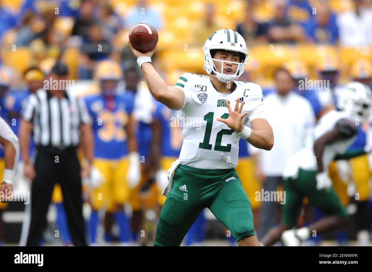 September 7th, 2019: Nathan Rourke #12 during the Pitts Panthers vs ...