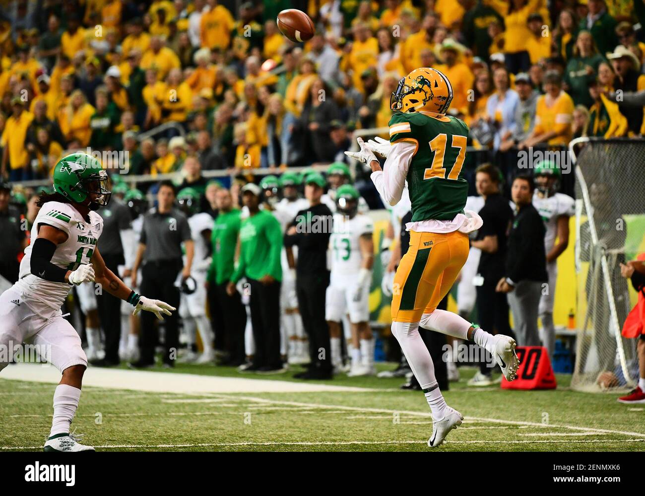 September 7, 2019: North Dakota State Bison wide receiver Zach Mathis ...