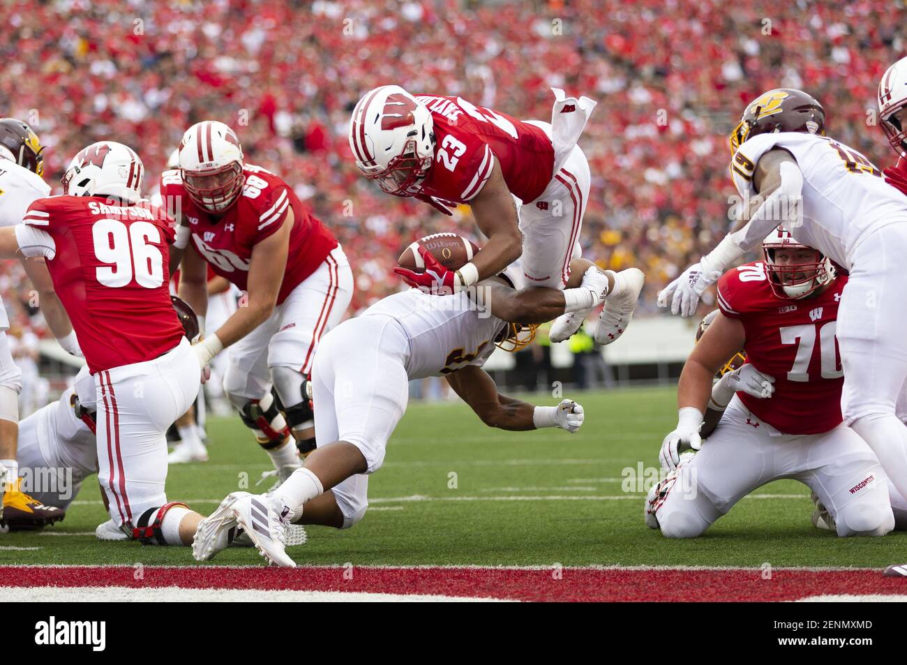 September 7, 2019: Wisconsin Badgers running back Jonathan Taylor #23 ...