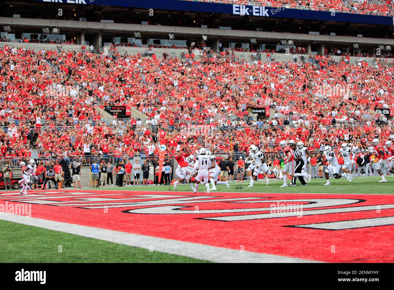 September 7, 2019: Ohio State Buckeyes quarterback Justin Fields (1 ...