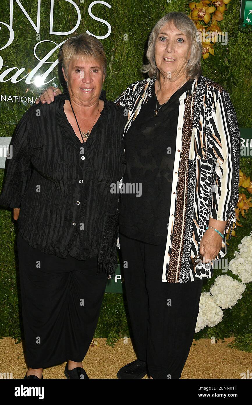 Rosie Casals and wife Connie Spooner attend The International Tennis ...