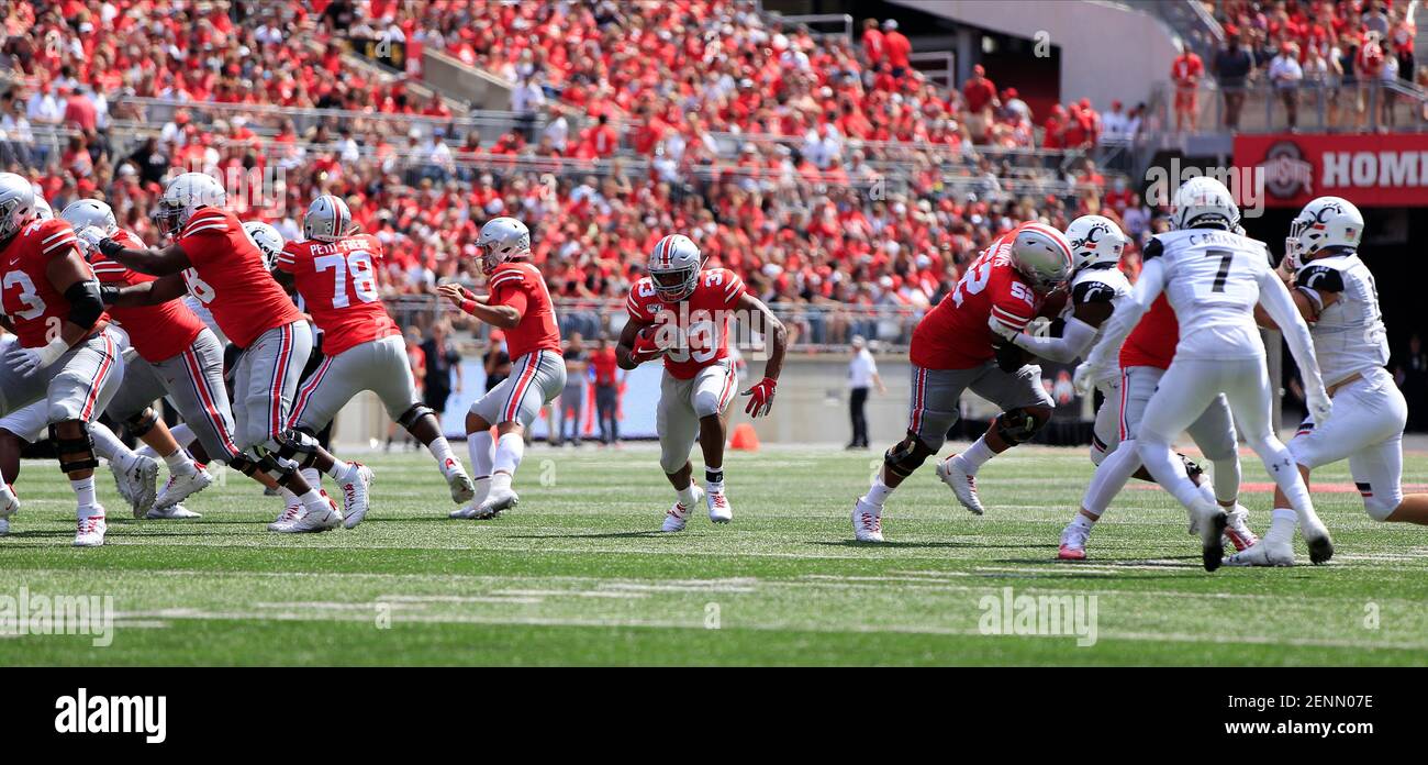 September 7, 2019: Ohio State Buckeyes running back Master Teague III ...