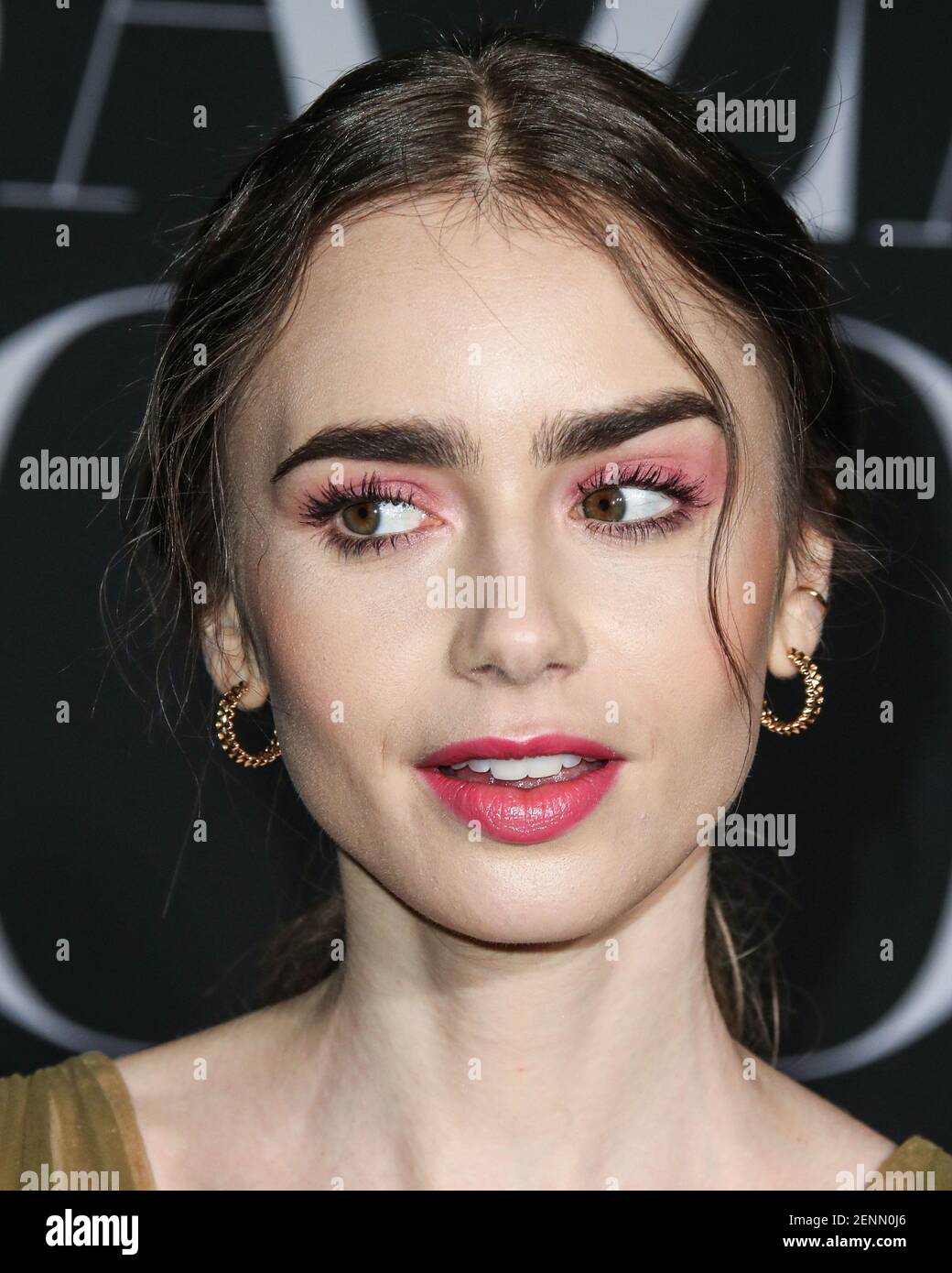MANHATTAN, NEW YORK CITY, NEW YORK, USA - SEPTEMBER 06: Lily Collins arrives at the 2019 Harper ...