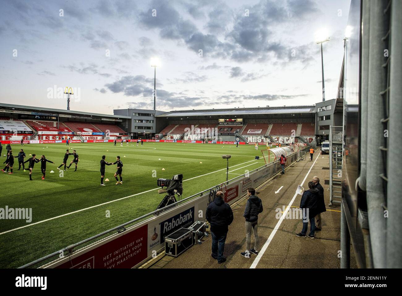MAASTRICHT, 26-02-2021, Stadium de Geusselt, Stadium of MVV ...