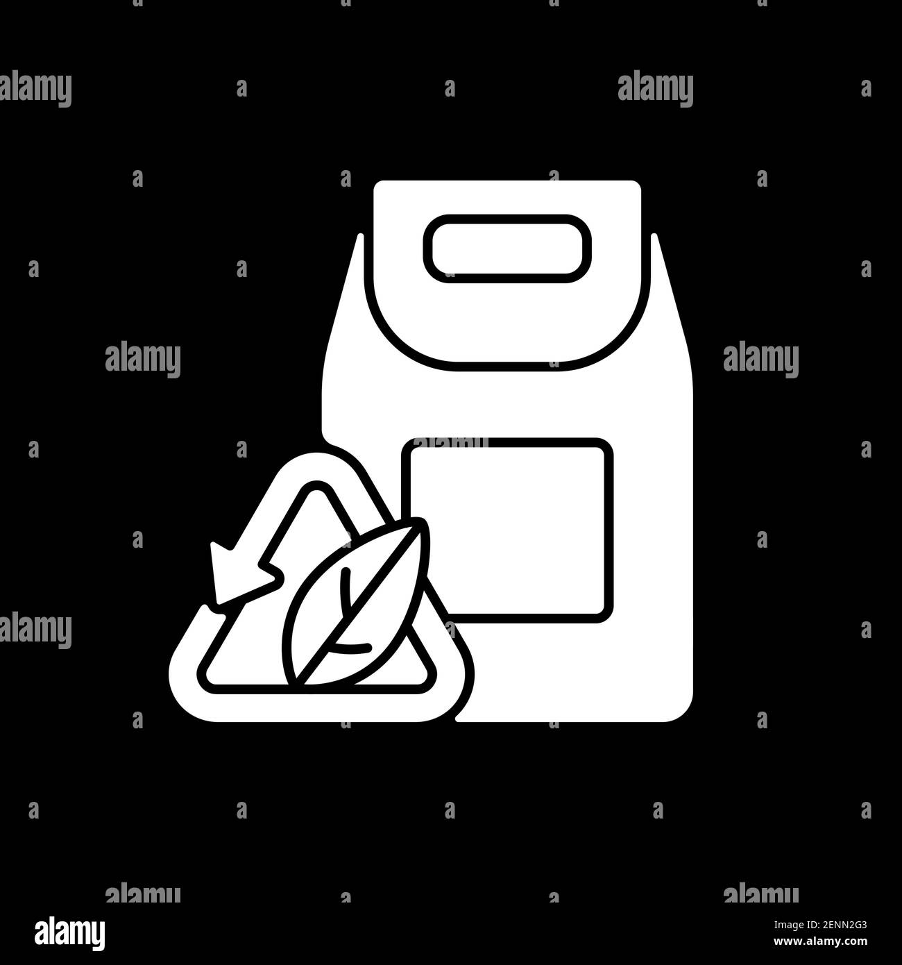 Biodegradable product icon Black and White Stock Photos & Images - Alamy