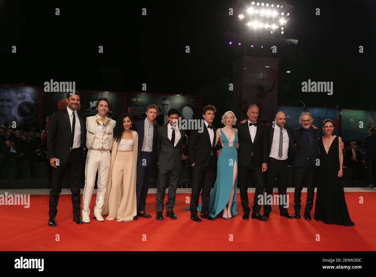 VENICE, ITALY - SEPTEMBER 05: Max Hurwitz, Claudia Pineda, Dane DeHaan ...