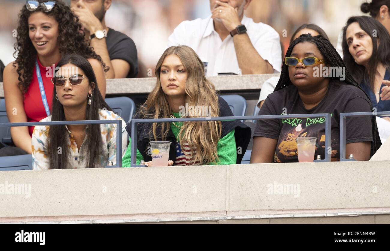 Gigi Hadid attends womens final match at US Open Championships between ...