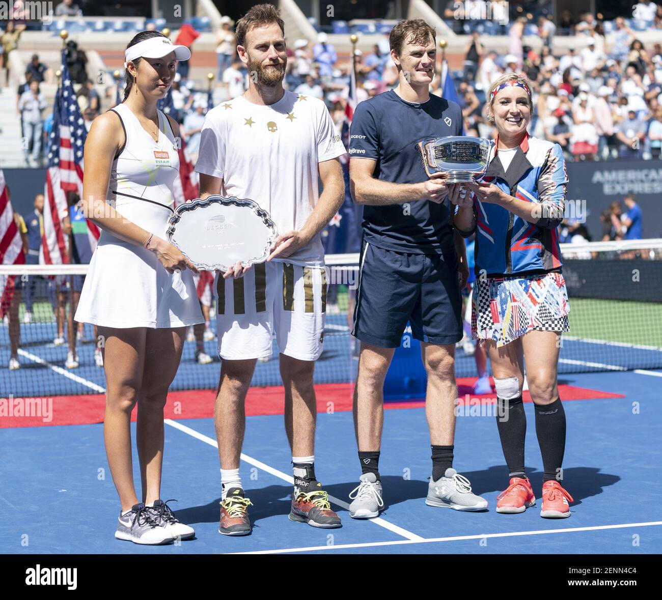 Bethanie Mattek-Sands (USA), Jamie Murray (Great Britain) and Hao-Ching Cahn (Taipei), Michael ...