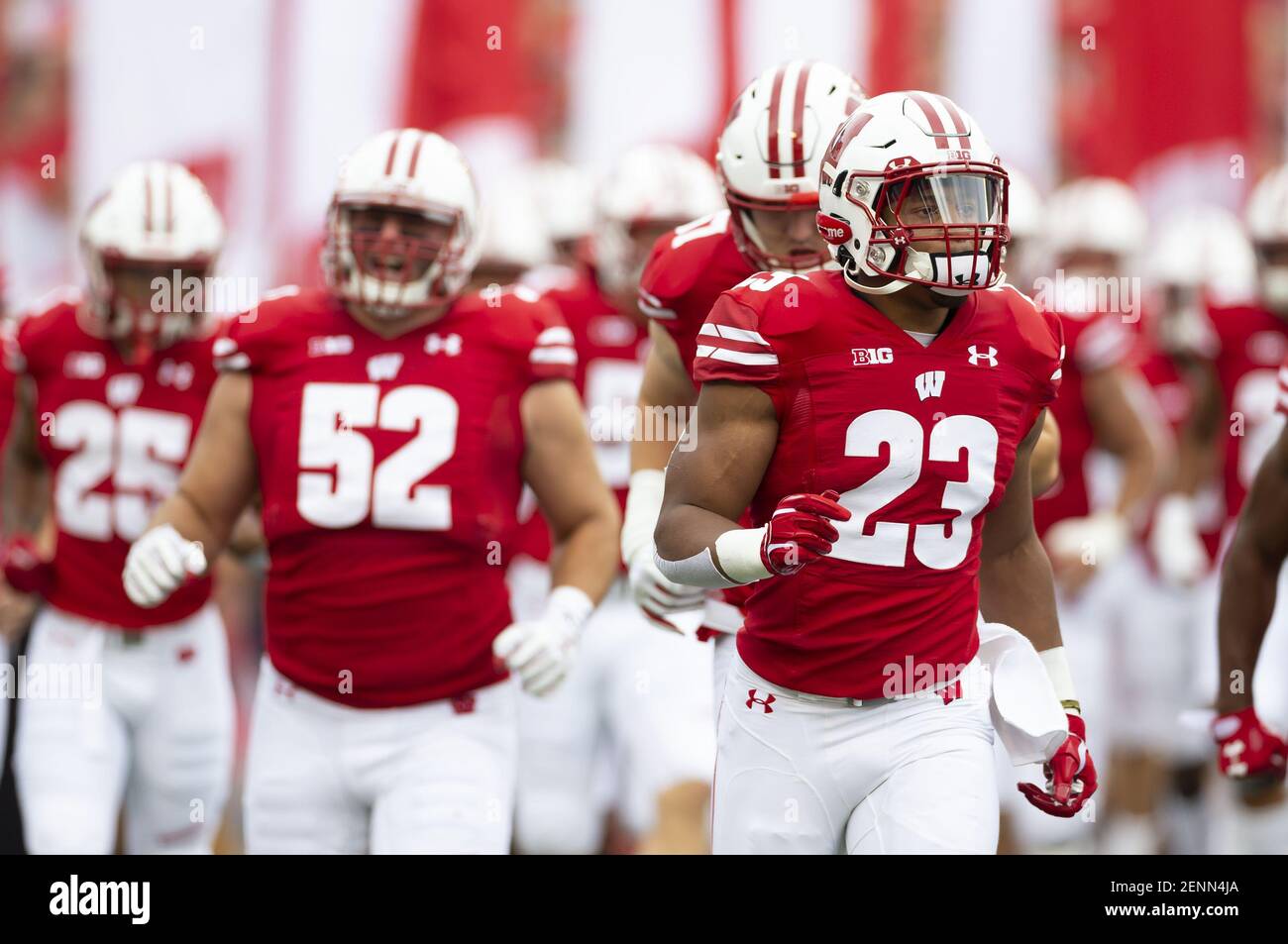 September 7, 2019: Wisconsin Badgers running back Jonathan Taylor #23 ...