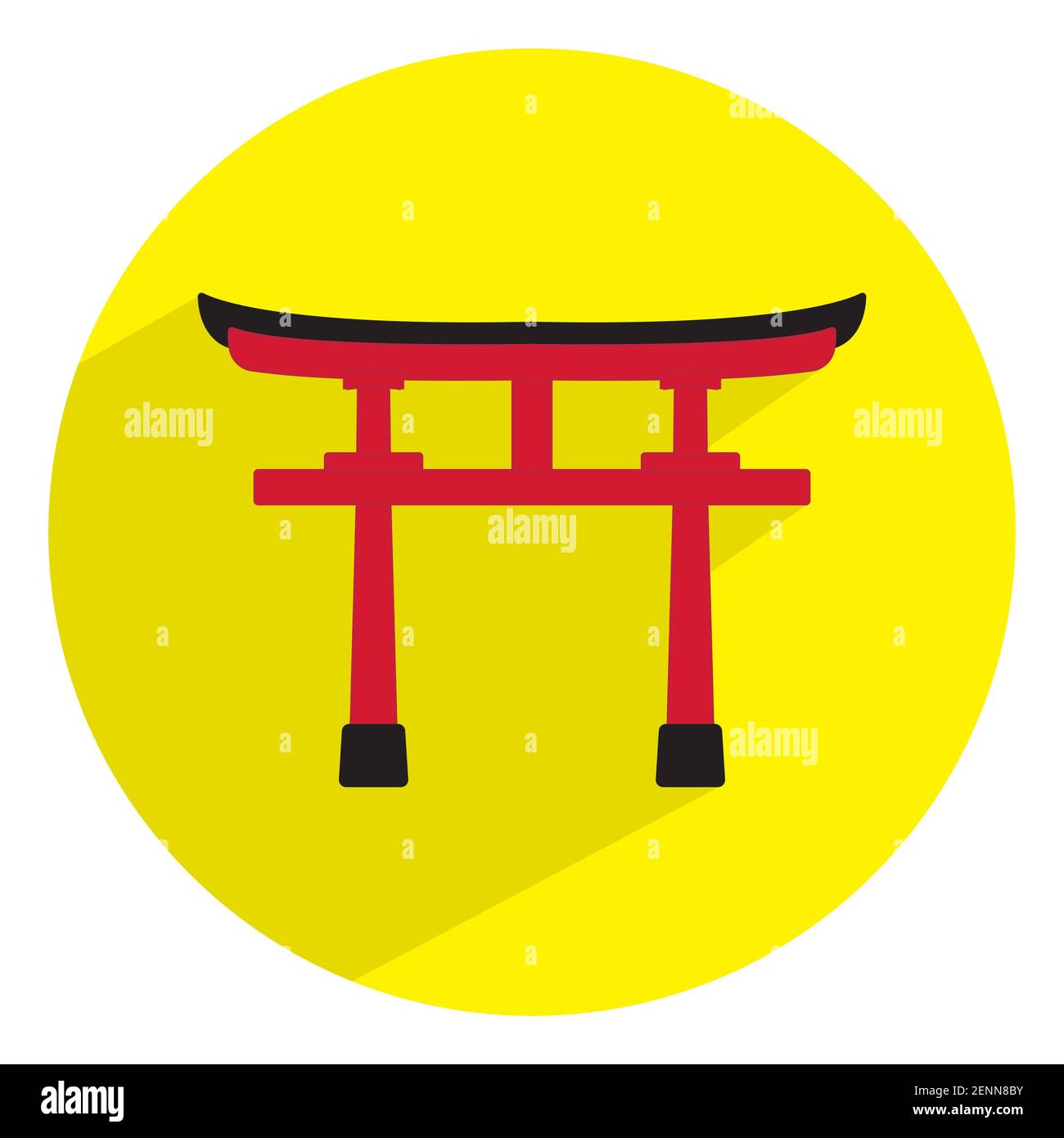 Japanese shrine aesthetic Stock Vector Images - Alamy