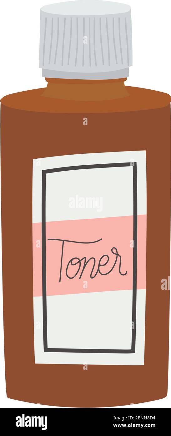 facial tonic in a white background Stock Vector Image & Art - Alamy
