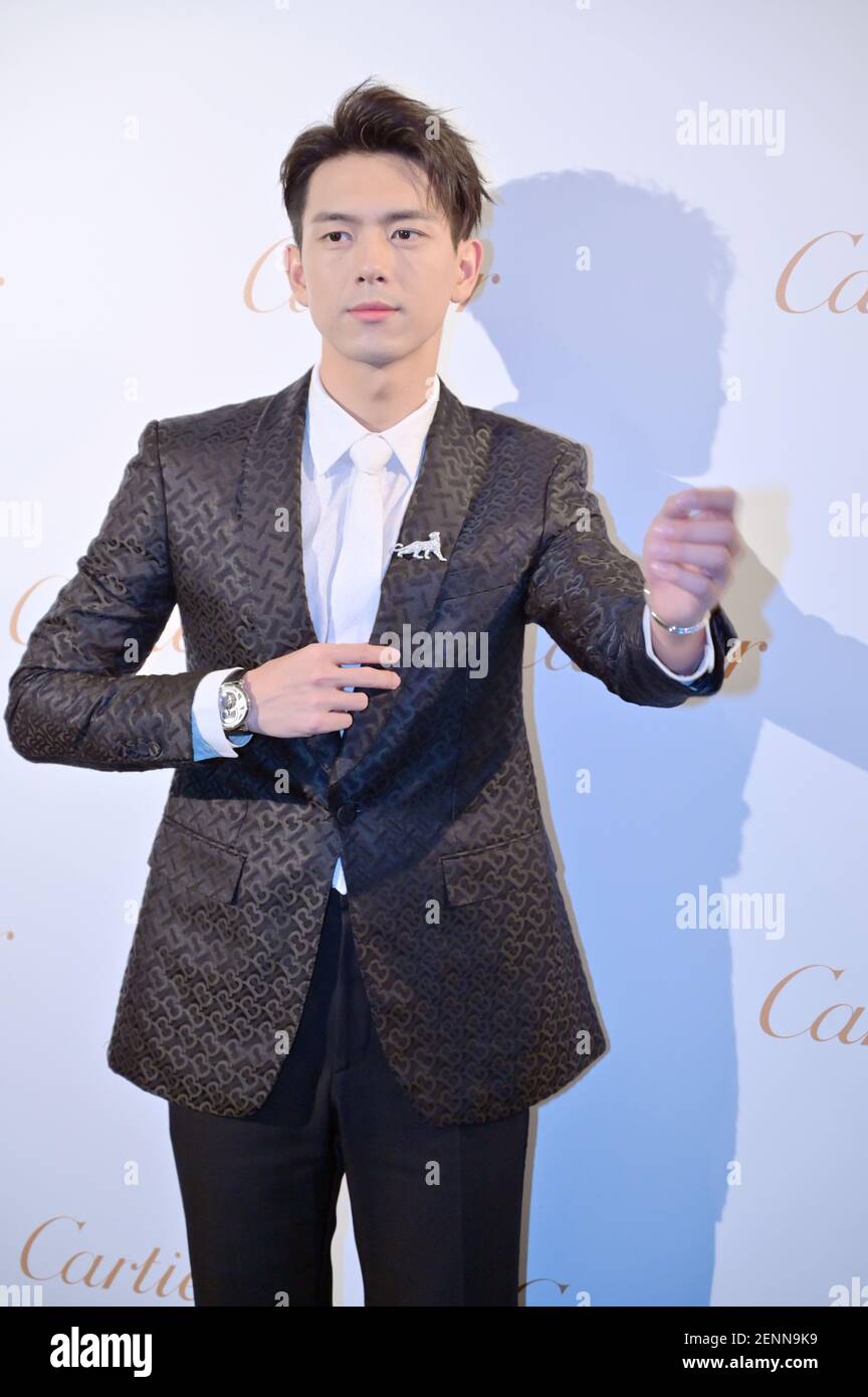 Shanghai,CHINA-Chinese actor Li Xian looks handsome in a black dress at ...