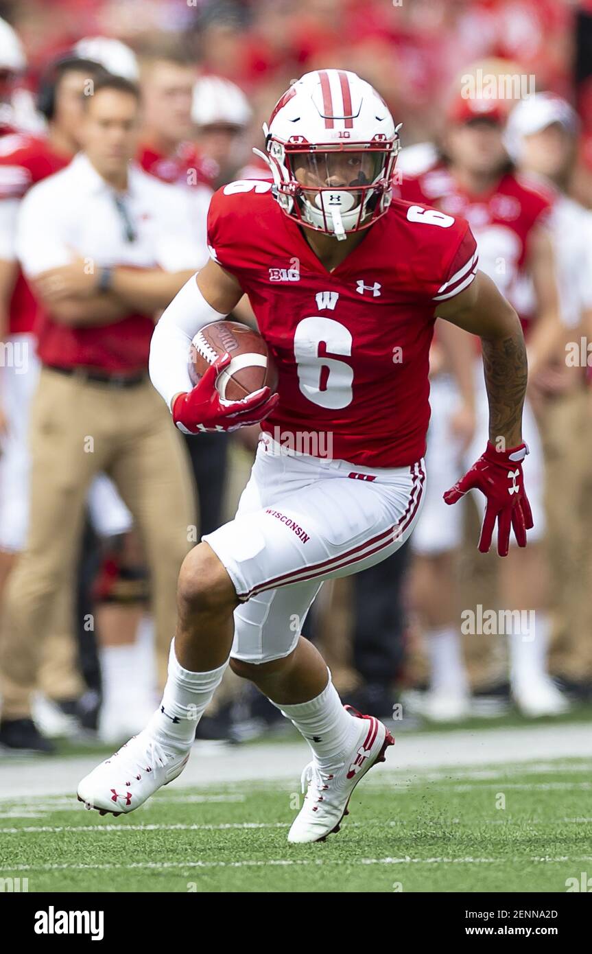 September 7, 2019: Wisconsin Badgers wide receiver Danny Davis III #6 ...