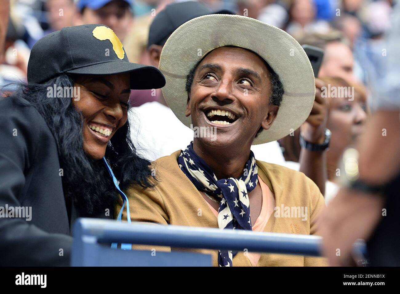 (L-R) Maya Samuelsson and chef Marcus Samuelsson attend the Men’s ...