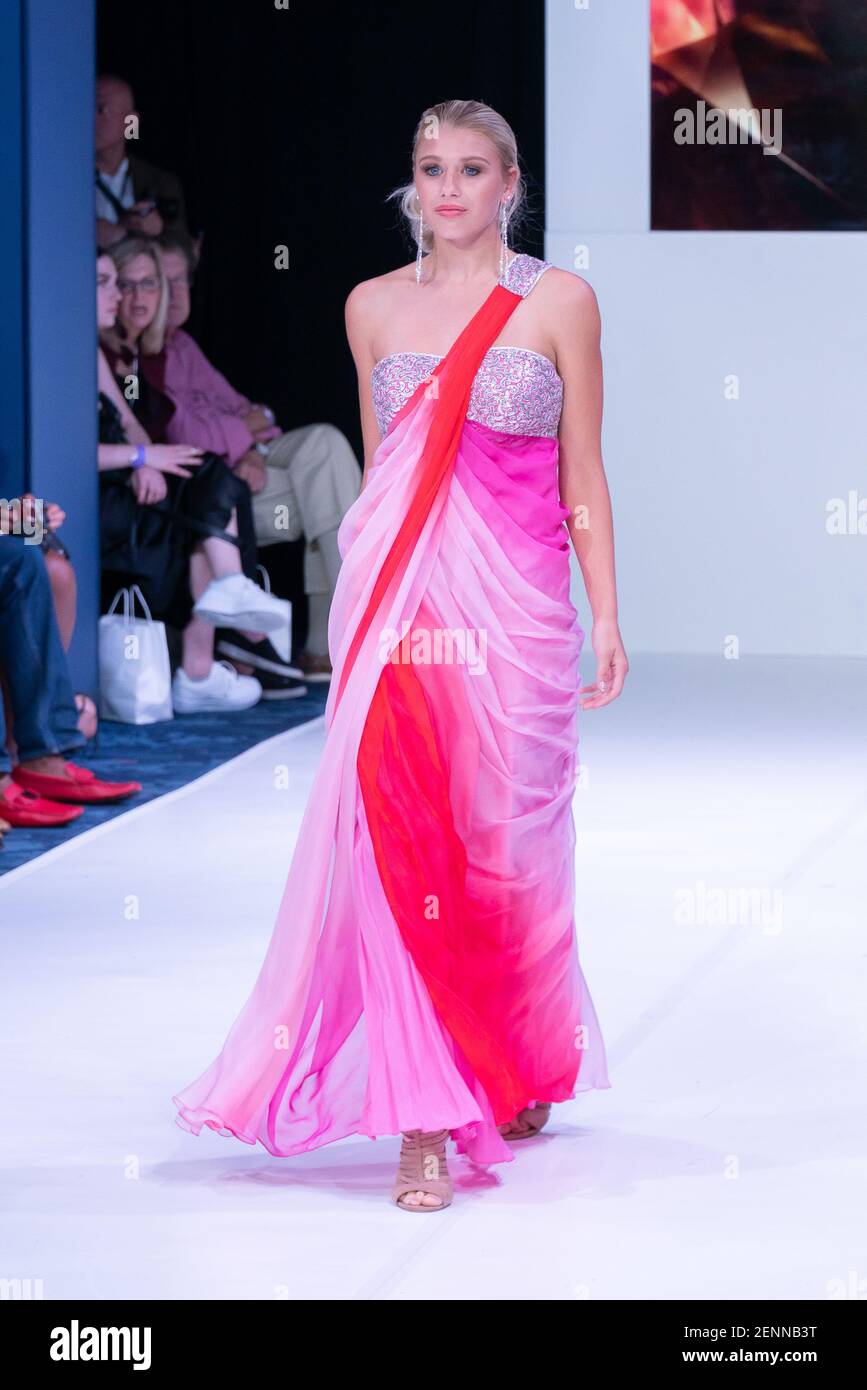 Models walk Studio Ivey show for HiTech Moda SS20 NYFW Runway Show at ...