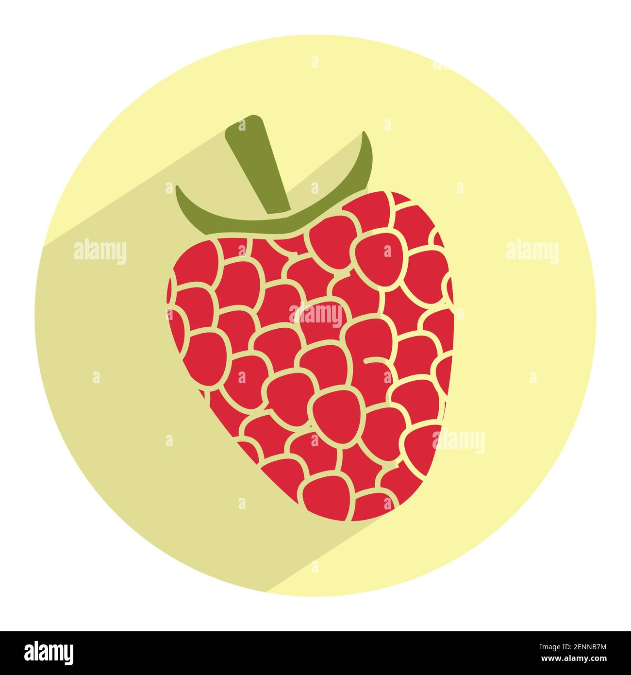 Raspberry line icon on Stock Vector Images - Alamy