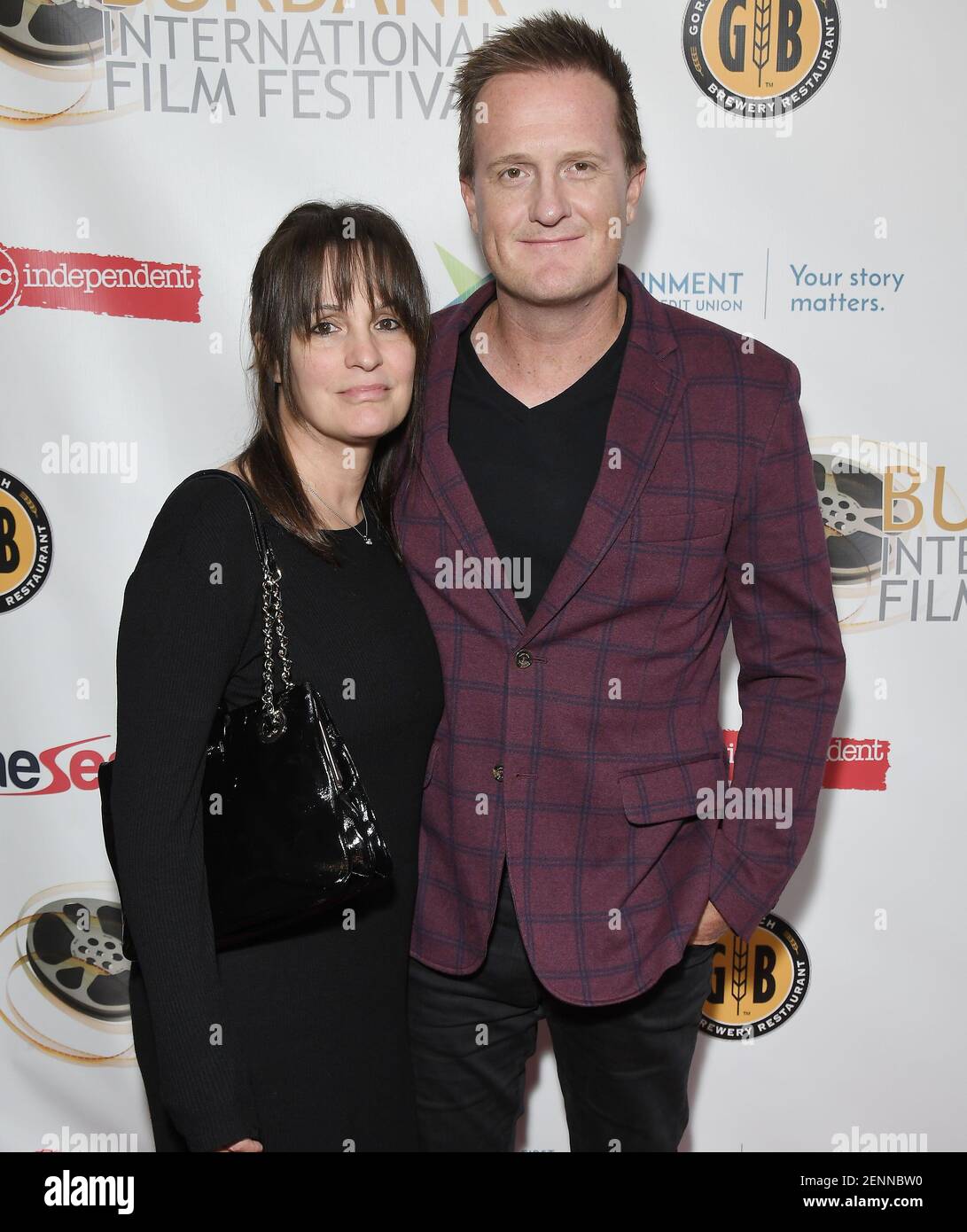 (L-R) Marta Knudsen and Matt Knudsen at the 11th Annual Burbank Film ...