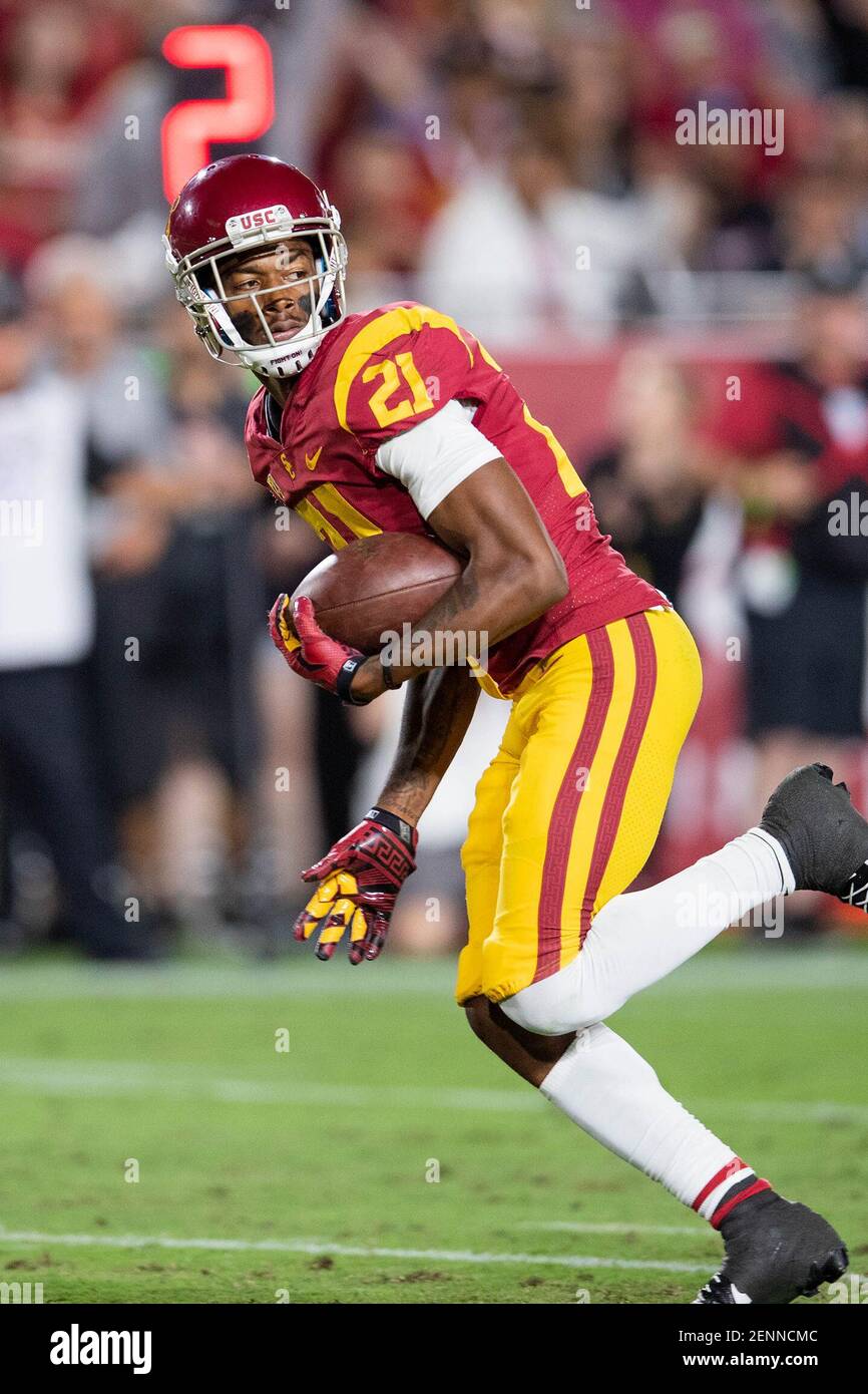 September 7, 2019 Los Angeles, CA...USC wide receiver (21) Tyler ...