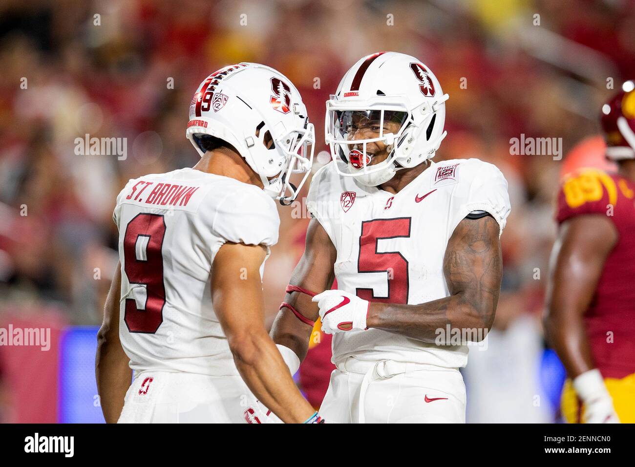 September 7, 2019 Los Angeles, CA...Stanford receiver (5) Connor ...