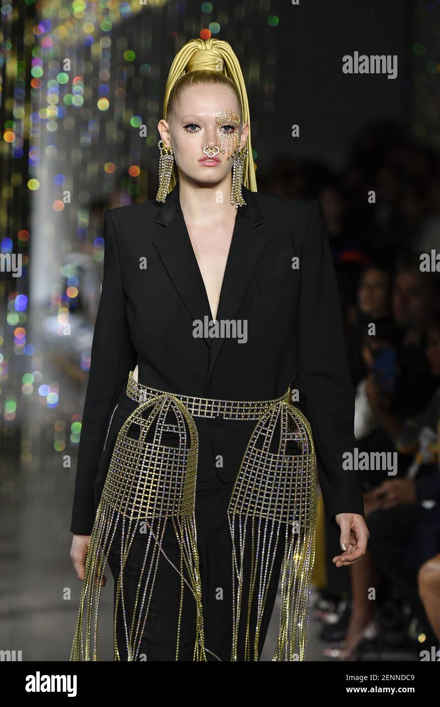 Model walking on the runway during the Area Fashion Show during New ...