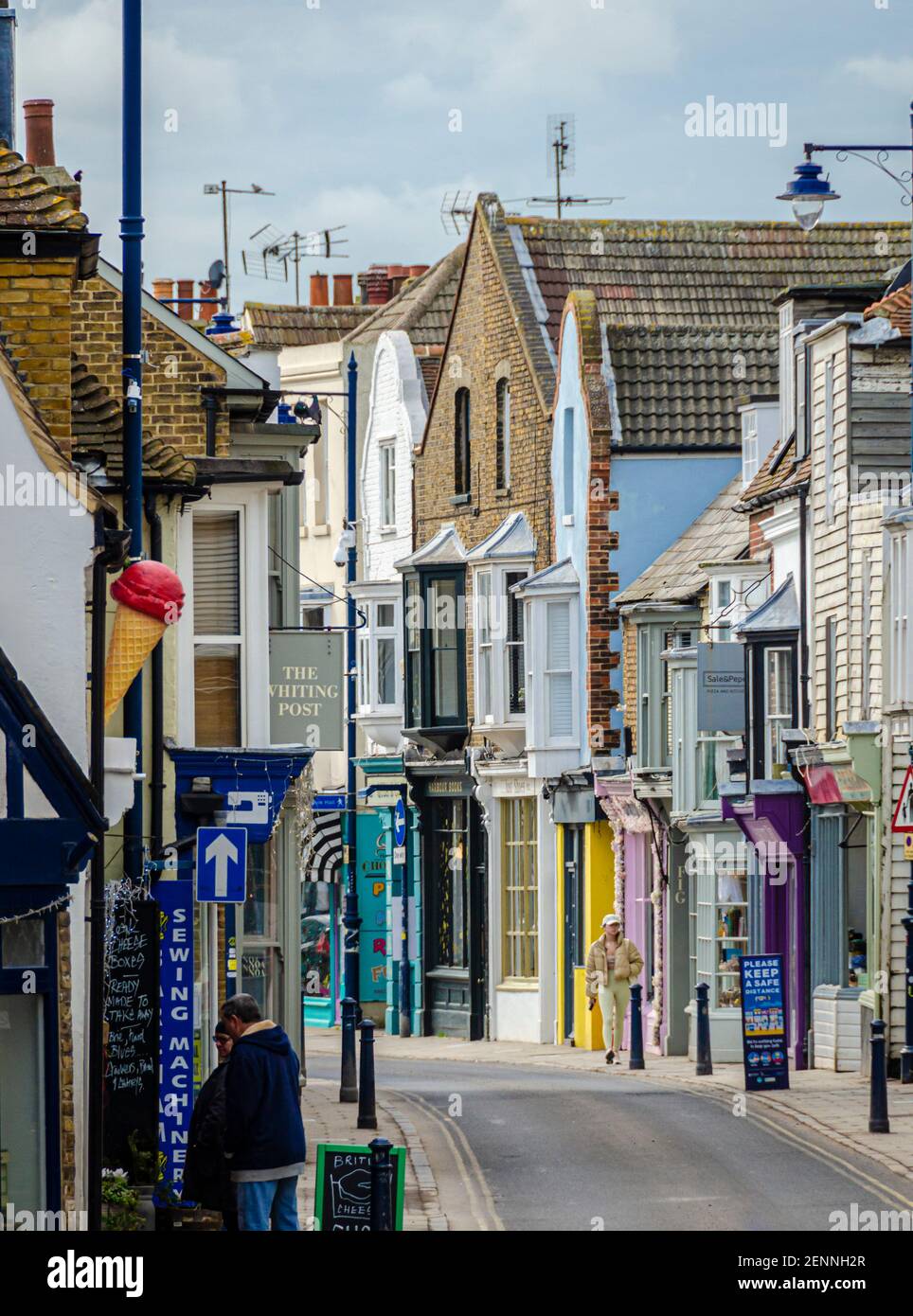 Harbour street whitstable kent hi-res stock photography and images - Alamy