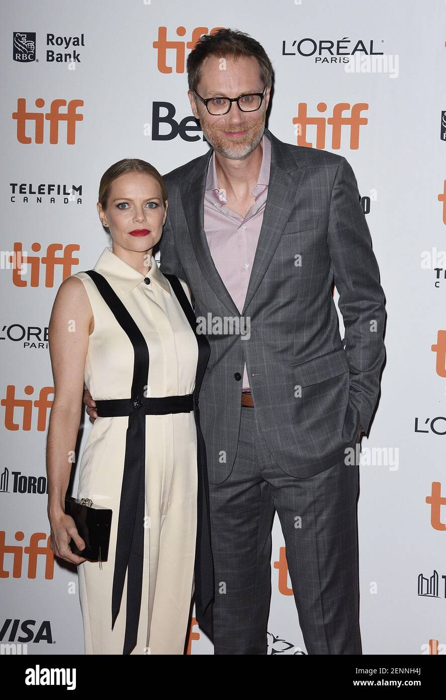 TORONTO, ONTARIO - SEPTEMBER 08: Mircea Monroe, Stephen Merchant ...