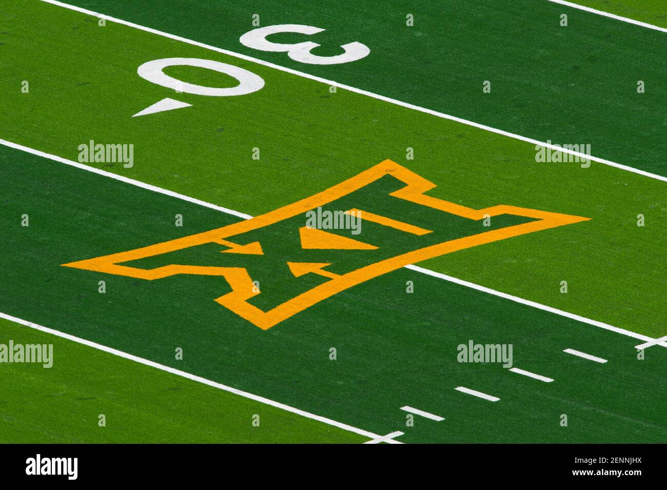 September 7 2019: Baylor Bears big 12 logo before the NCAA Football ...